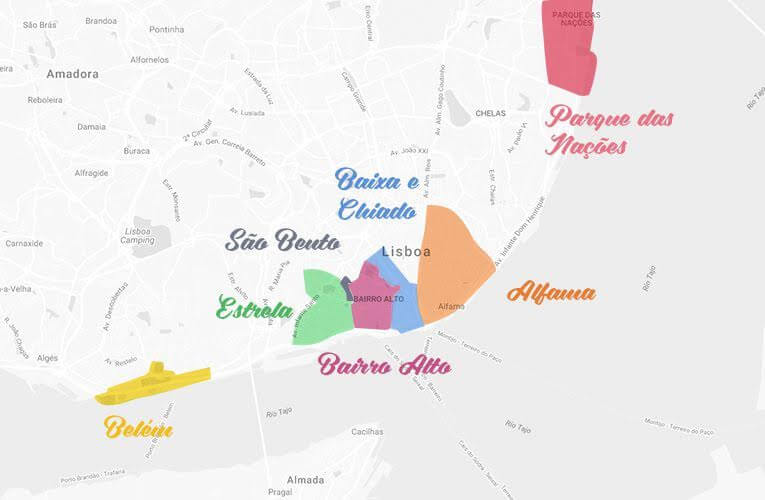 Dónde Alojarse en Lisboa: Barrios y regiones - 2024 | Todos los tips!
